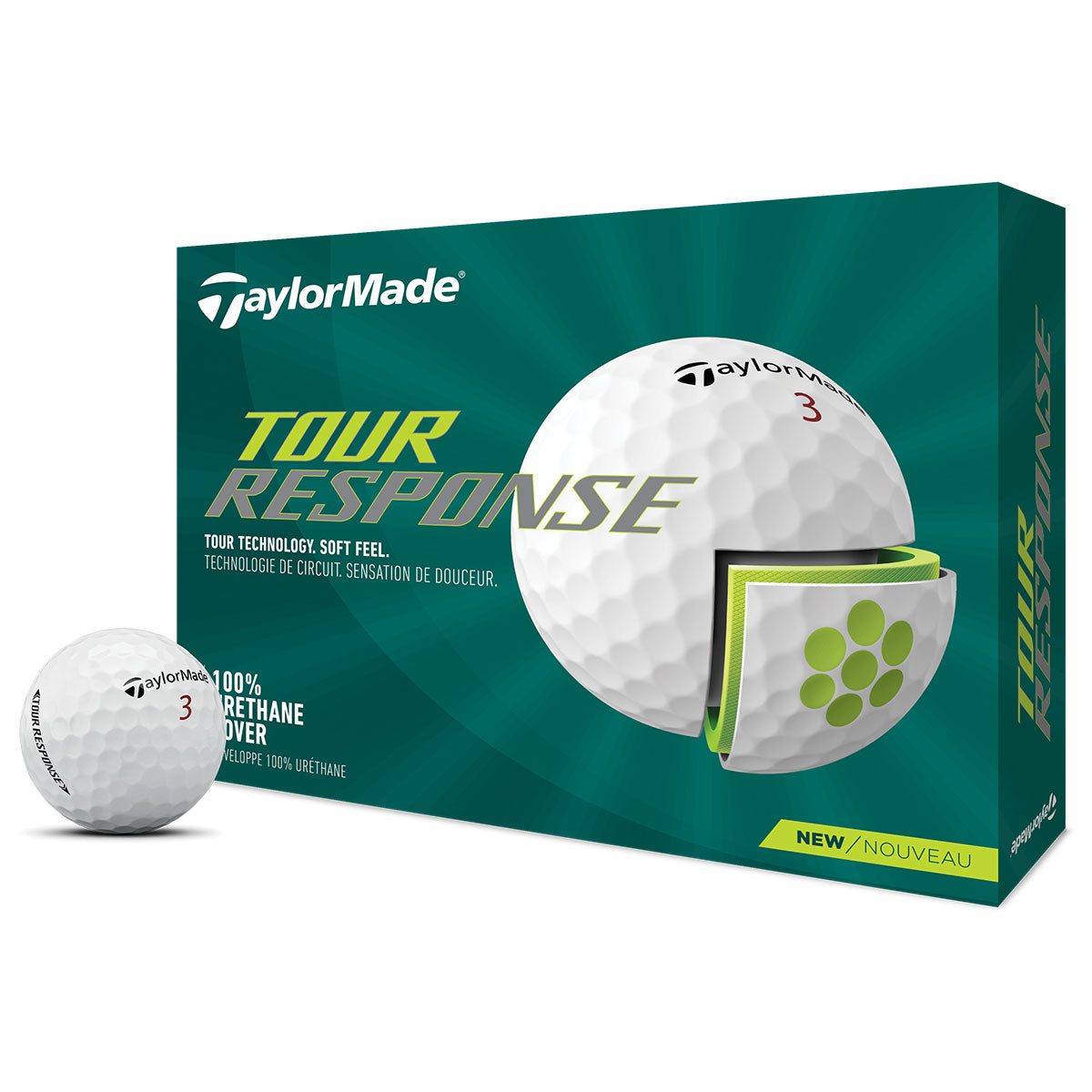 TaylorMade Tour Response from £29.20 a dozen. min qty 6 dozen ...